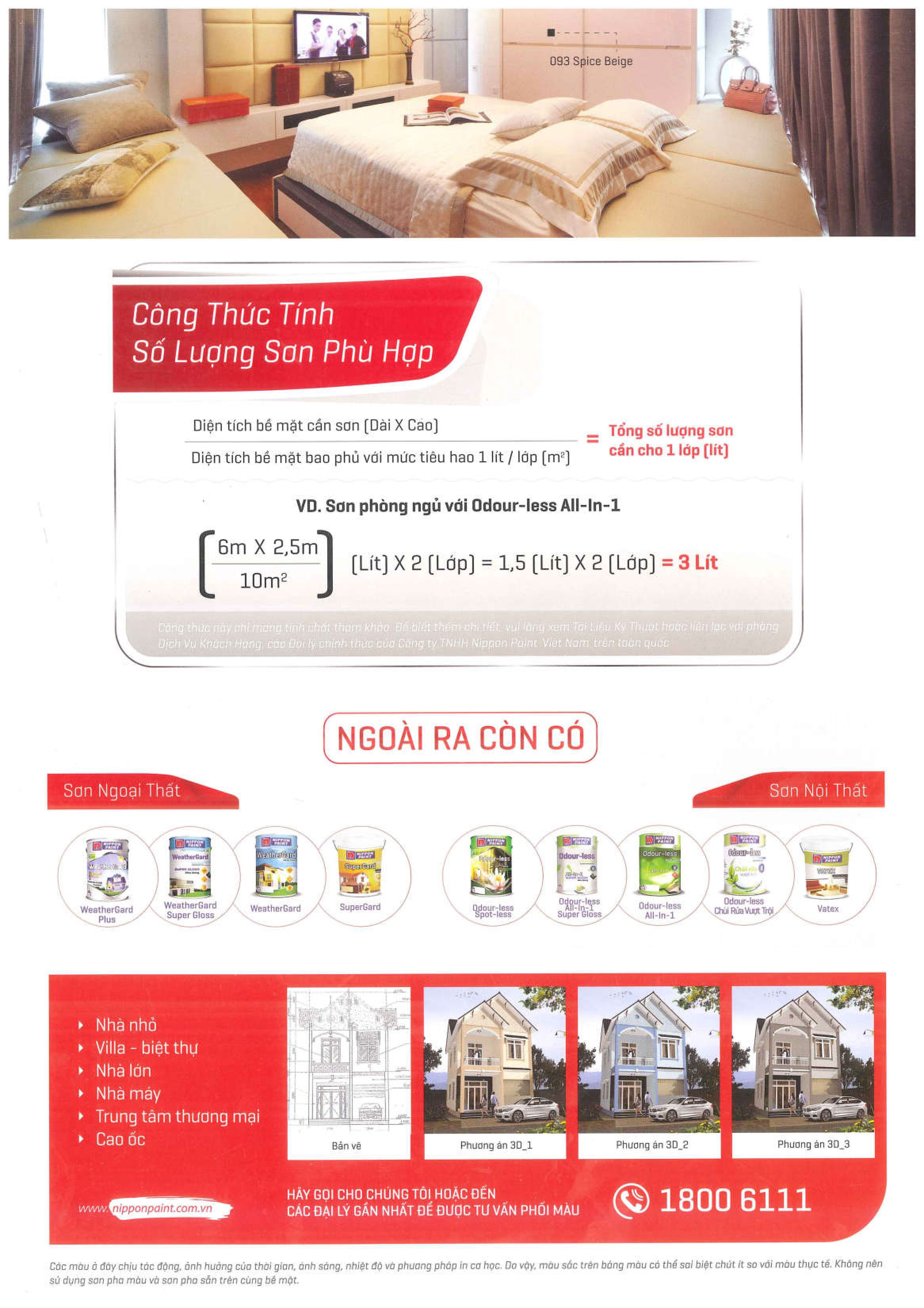 Bảng màu sơn Maxtex và Supper Maxtex